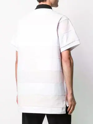 Prada Oversized Stripe Polo Shirt