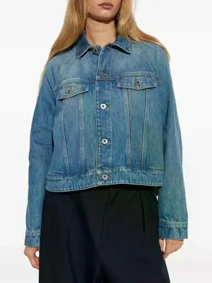 Loewe Raglan-sleeve Denim Jacket