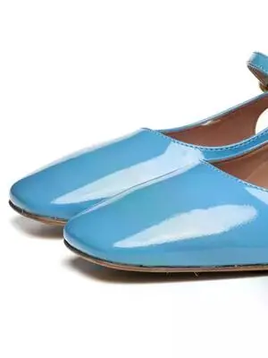 POCHE PARIS Patent-leather Buckle Pumps