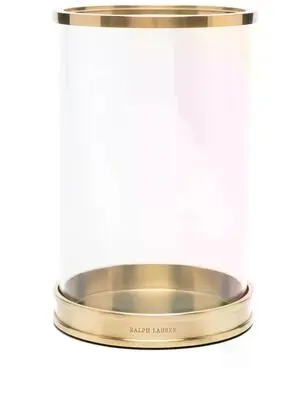 Ralph Lauren Mini Hurricane Candle Holder - Silver