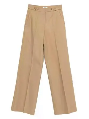 Sandro Button Detailed Wide Leg Trousers