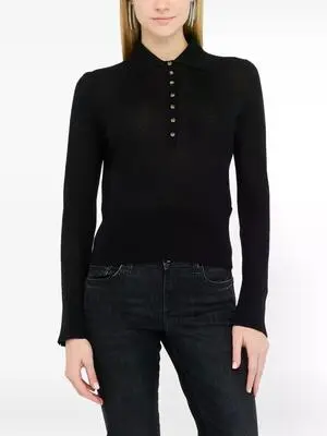Liu Jo Polo-neck Ribbed Sweater