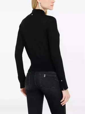 Liu Jo Polo-neck Ribbed Sweater