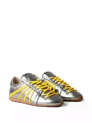 Claudie Pierlot Tone Leather Sneakers - Silver