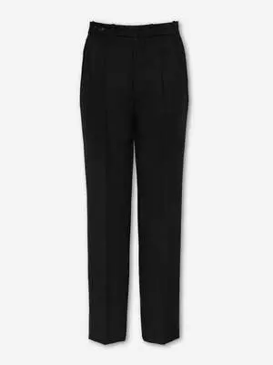 MAISON MARGIELA Wool Dress Trousers - Black