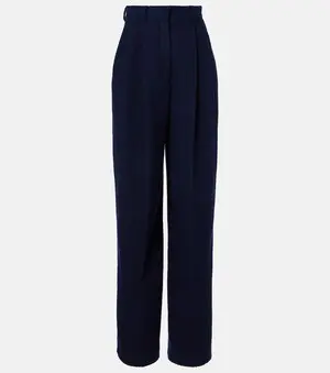 Loro Piana Kurt High-rise Wide-leg Pants
