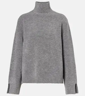 Jardin Des Orangers Wool And Cashmere-blend Turtleneck Sweater - Grey