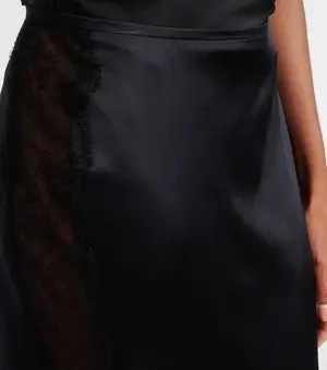 TOM FORD Silk-blend Crêpe Satin Pencil Skirt