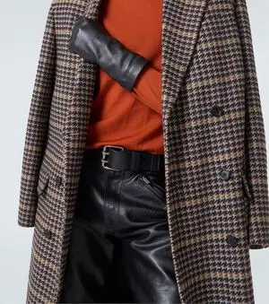 Saint Laurent Leather Motorcycle Belt