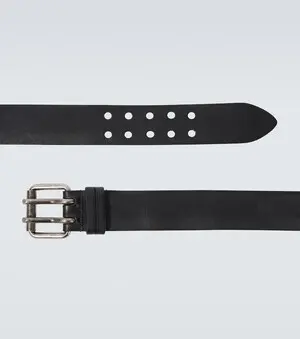 Saint Laurent Leather Motorcycle Belt