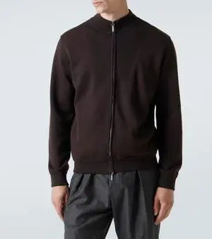 Loro Piana Whitney Cotton-blend Jersey Bomber Jacket