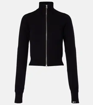 Extreme Cashmere N°302 Cashmere-blend Zip-up Jacket - Black