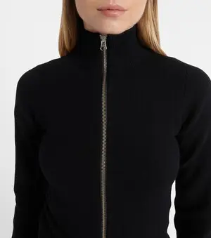 Extreme Cashmere N°302 Cashmere-blend Zip-up Jacket - Black