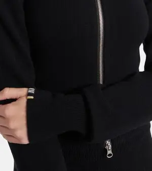 Extreme Cashmere N°302 Cashmere-blend Zip-up Jacket - Black