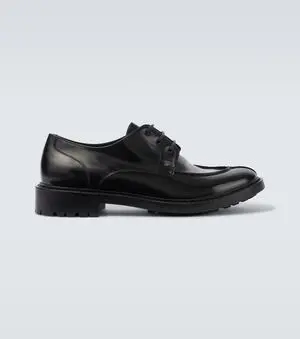 Saint Laurent Lino Leather Derby Shoes