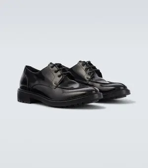 Saint Laurent Lino Leather Derby Shoes