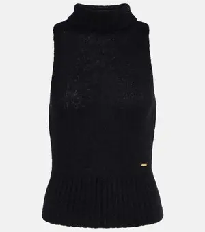 TOM FORD Cashmere And Silk Turtleneck Top - Black