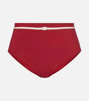 ERES Cheryl High-rise Bikini Bottoms - Red