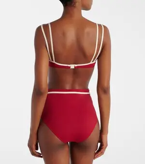 ERES Cheryl High-rise Bikini Bottoms - Red