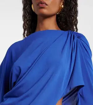 Christopher Esber Encased Nature Draped Jersey Gown