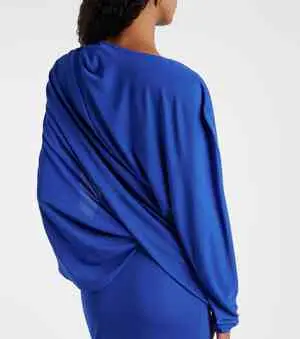 Christopher Esber Encased Nature Draped Jersey Gown