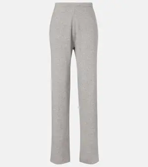 Extreme Cashmere Rush Cashmere-blend Straight Pants - Grey