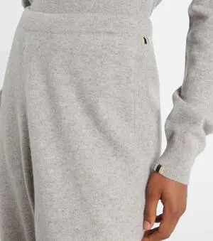 Extreme Cashmere Rush Cashmere-blend Straight Pants - Grey