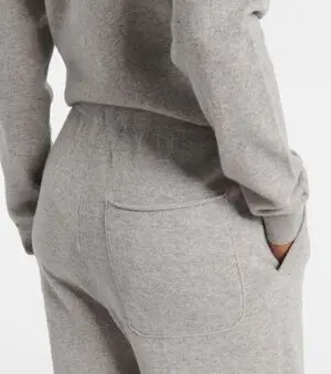 Extreme Cashmere Rush Cashmere-blend Straight Pants - Grey