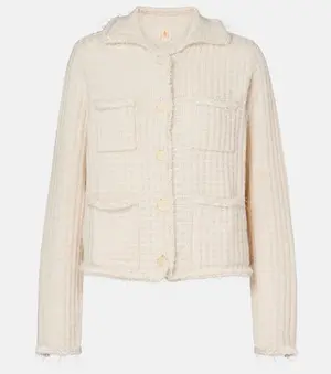 Jardin Des Orangers Wool And Cashmere Cardigan - White