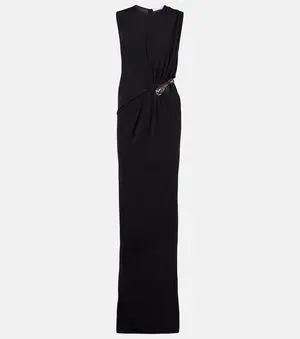 Christopher Esber Encased Nature Jersey Maxi Dress - Black