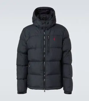 Polo Ralph Lauren Puffer Down Jacket With Detachable Hood - Black