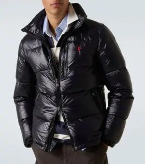 Polo Ralph Lauren Puffer Down Jacket With Detachable Hood - Black