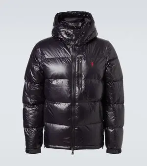 Polo Ralph Lauren Puffer Down Jacket With Detachable Hood - Black