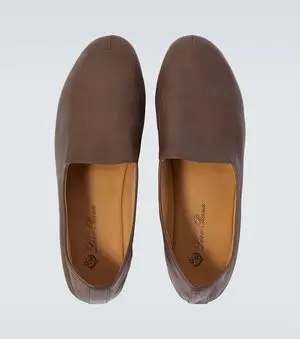 Loro Piana Anton Walk Leather Loafers