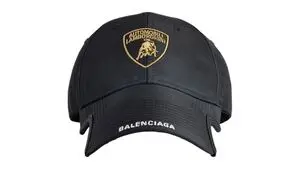 Balenciaga Automobil Lamborghini Adjustable Cap - Black