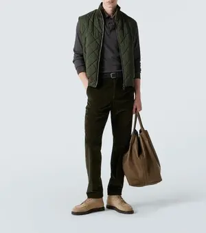 Loro Piana Jacaranda Wool And Silk Polo Shirt