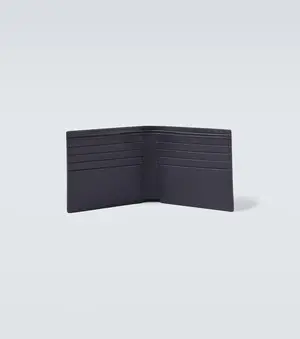Saint Laurent Paris East/west Leather Wallet - Blue