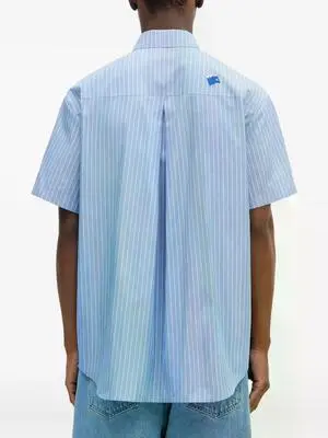 ADER ERROR Striped Short-sleeve Shirt