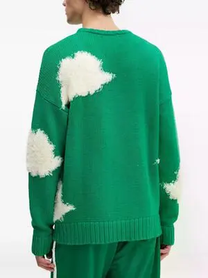 Fiorucci Cloud Appliqué Wool Sweater