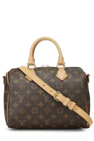 LOUIS VUITTON Monogram Speedy Bandouliere 25 - Brown