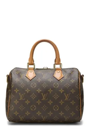 LOUIS VUITTON Monogram Speedy Bandouliere 25 - Brown