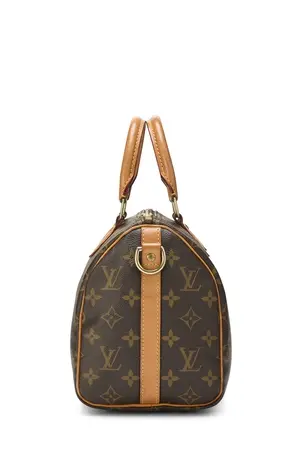 LOUIS VUITTON Monogram Speedy Bandouliere 25 - Brown