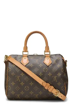 LOUIS VUITTON Monogram Speedy Bandouliere 25 - Brown