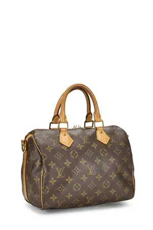LOUIS VUITTON Monogram Speedy Bandouliere 25 - Brown