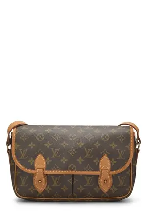 LOUIS VUITTON Monogram Sac Gibeciere Messenger Bag - Brown
