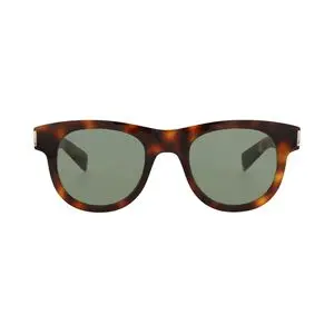 Saint Laurent Round Frame Sunglasses - Brown