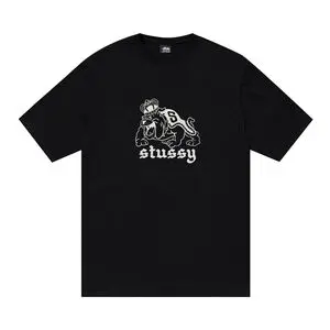 StÜssy Bulldog Tee - Black