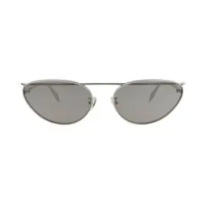 Alexander McQueen Cat Eye Sunglasses - Silver