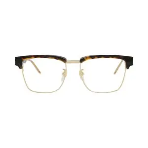 Gucci Square Optical Glasses - Brown