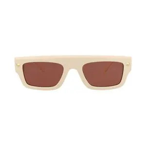 Alexander McQueen Square Sunglasses - Copper